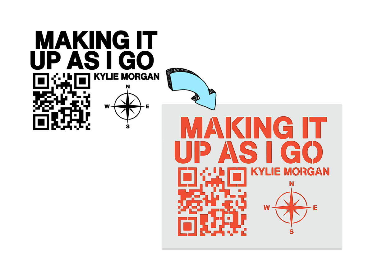 Custom QR Code Stencils