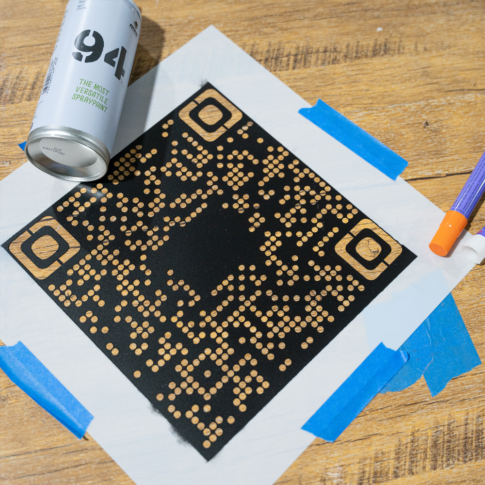 Custom QR Code Stencils