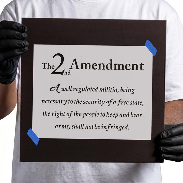 2nd Amendment Stencil | Stencil Stop