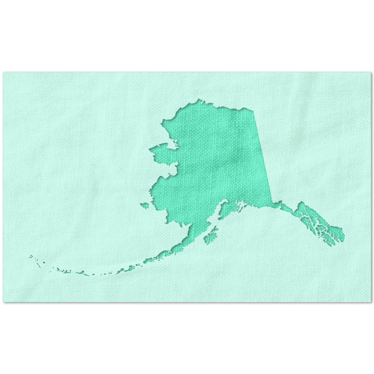 Alaska State Outline Stencil | Stencil Stop