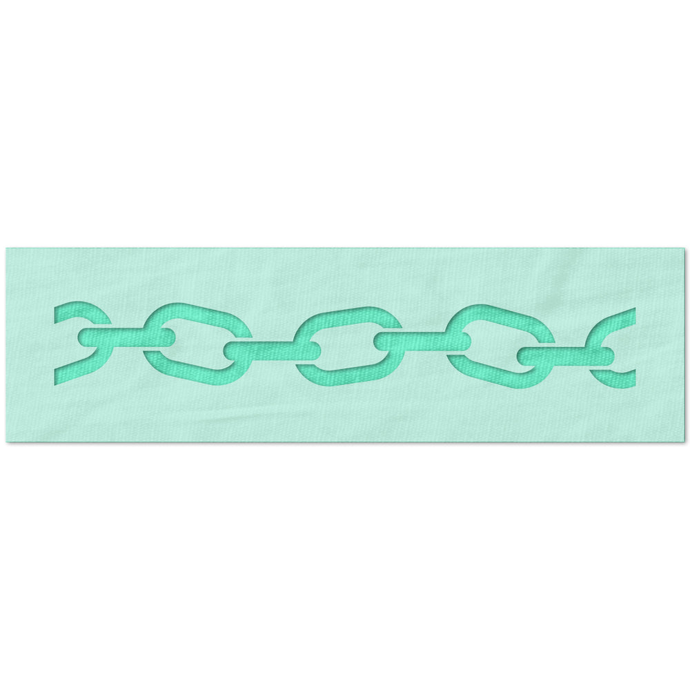 Chain Link Trim Stencil