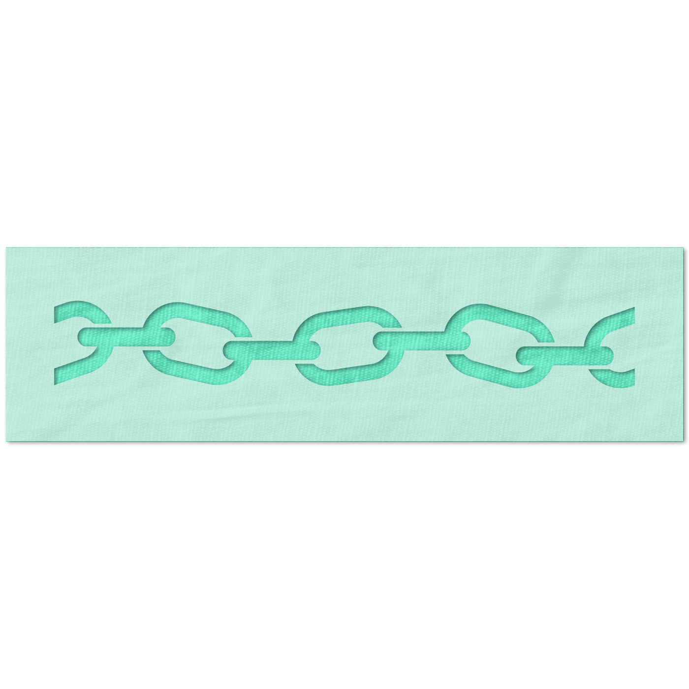 Chain Link Trim Stencil