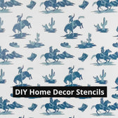 Chain Link Trim Stencil
