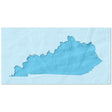 Kentucky State Outline Stencil | Stencil Stop