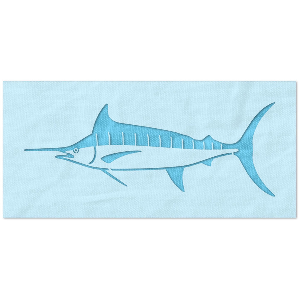 Marlin Stencil | Stencil Stop