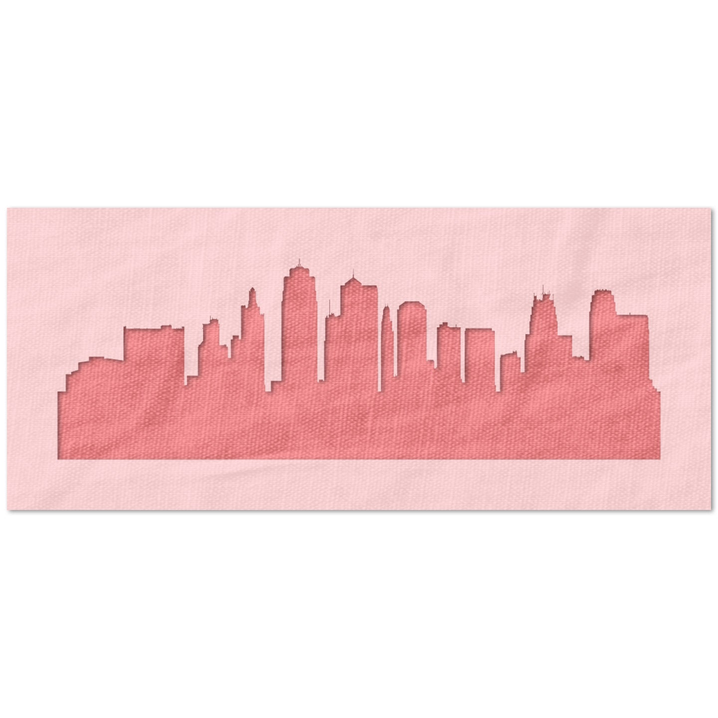 Kansas City Skyline Stencil | Stencil Stop