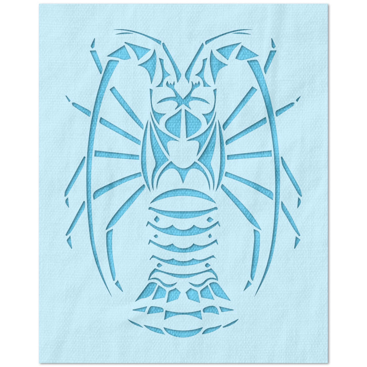 lobster stencil